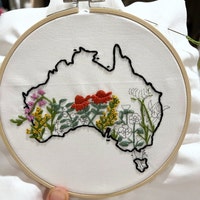 Australia Native Flowers Embroidery Pattern Instant Digital - Etsy ...