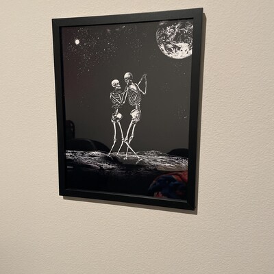 Siren. Art Print. Skeleton Dark Mermaid, Skull Art, Surreal Gothic Home ...