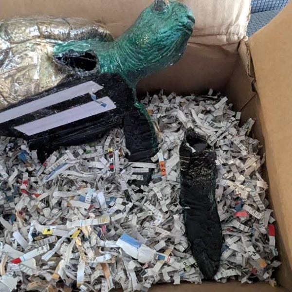 Toon Turtle Mailbox Topper - Customizable Colors! - Etsy