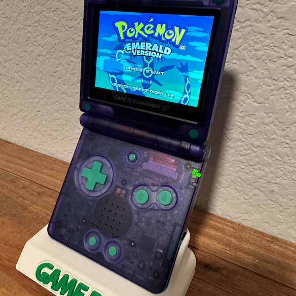 Custom Modified Gameboy Advance SP Console- Retro Handheld Transparent ...