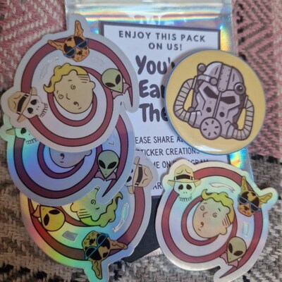 Fallout Series Vault Boy Badges Fallout Collection Vault-tec Inspired ...