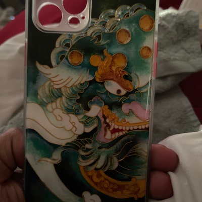 Tradition Cloisonne Lion Phone Case Handmade Cloisonne Enamel - Etsy