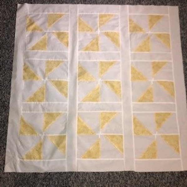 Modern Quilt Pattern - "split Pinwheels" - Baby Quilt to King Quilt ...