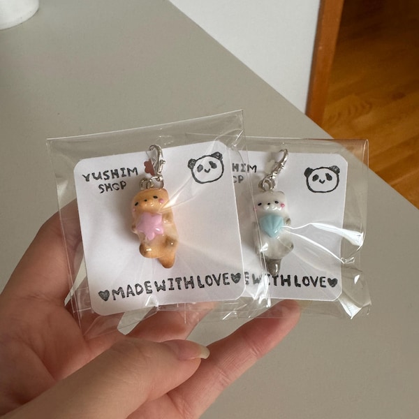 Mini Character Charm || Handmade Polymer Clay Keychain - Etsy