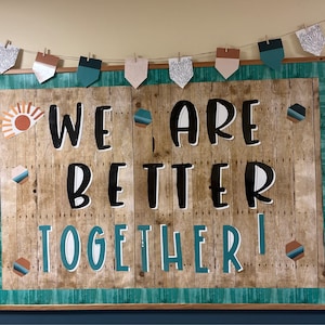 Boho Ocean Back to School and End of Year Bulletin Board Kit - Etsy