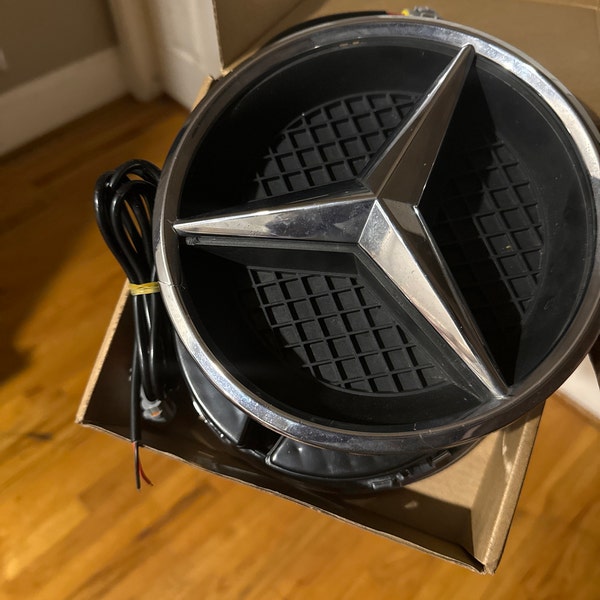 2015-2018 Mercedes Benz Front Star Led Emblems White Light Deep Dish ...