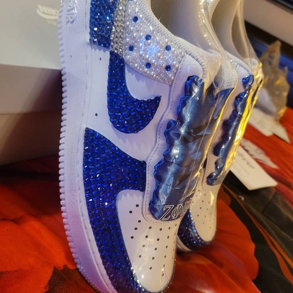 Custom Zeta Air Force Ones/ Customizable/ Add Any Sorority or Theme ...