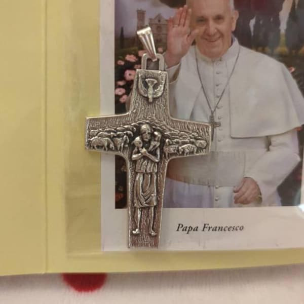 The Good Shepherd Cross, Pope Francis Pectoral Cross, Original Vedele ...