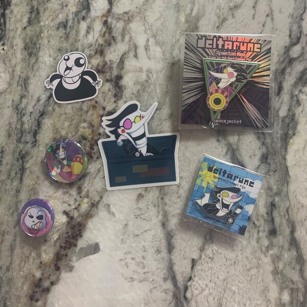 Spamton/spamton Neo(glow-in-the-dark) Enamel Pin + Free Sticker - Etsy