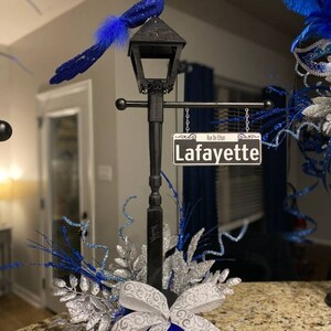 Street Sign Lamp Post 21 Inch Centerpiece - Etsy