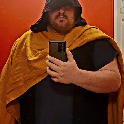 Knight's Cape Medieval Linen Cloak - Etsy