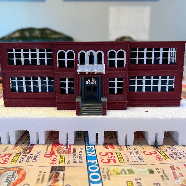 N Scale School Building 1:160 - Etsy
