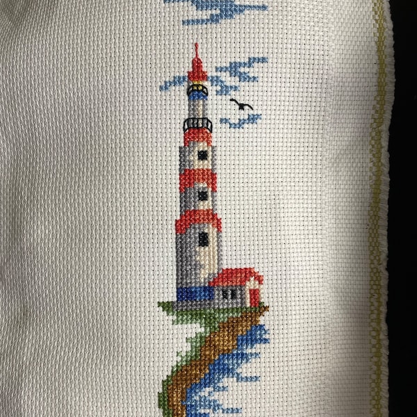 Counted Cross Stitch Bookmark Pattern 'lighthouse' Summer Mood ...