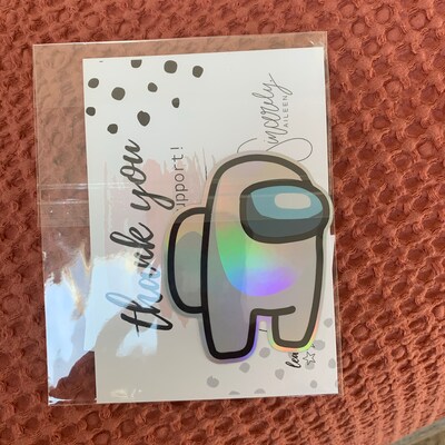 Holographic Among Us Crewmate Sticker - Etsy