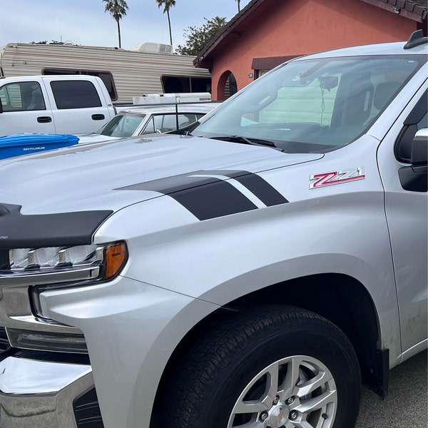 Hash Marks Fits 2019 - 2021 Chevy Silverado Graphic Decals Stripes 3M ...