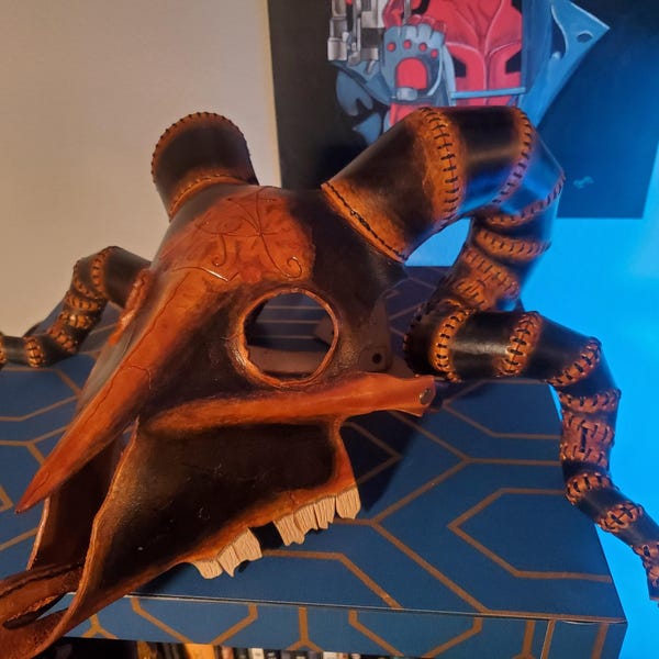 Pagan Skull Mask Leather Pattern PDF - by Leatherhubpatterns - Etsy