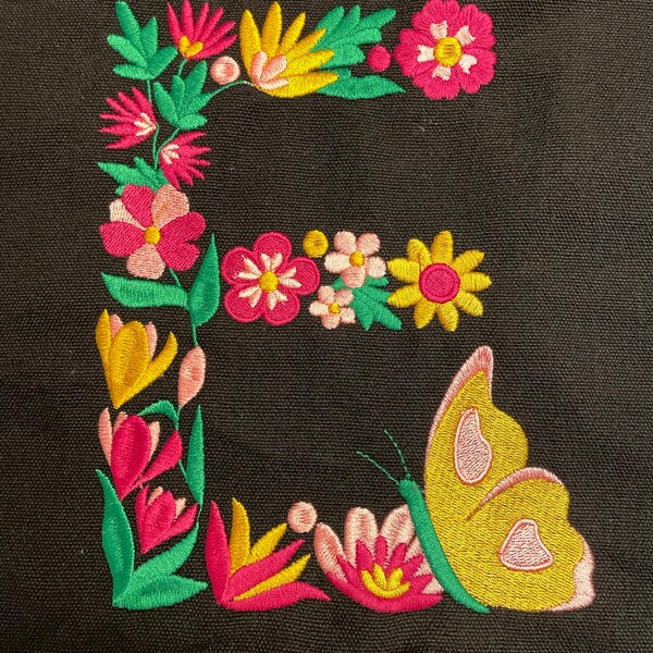 6 Sets of A-Z Alphabet Embroidery Designs, Machine Embroidery Designs ...