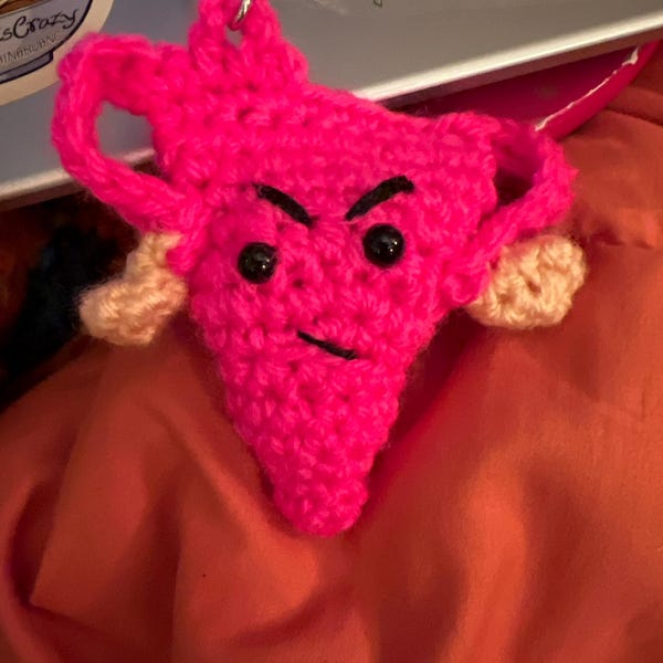 Crochet Uterus Pattern, Women's Health Craft, Female Reproductive ...