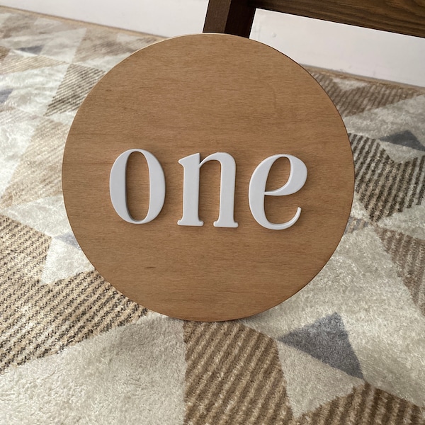 One Sign Photo Prop | 1st Birthday Party Decor | First Birthday | First ...