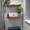 Cast Chrome Polished Antique Style Wall Shelf Bracket Cistern System ...