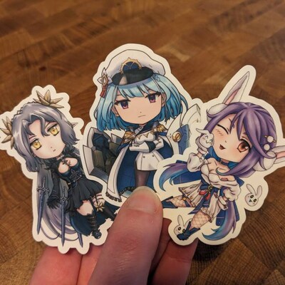 Danmachi Stickers Vol. 1 bell, Ais, Aisha, Syr, Alise, Haruhime, Naaza ...