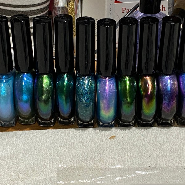 P•O•P Polish "seasick" Nail Polish Quick Dry With Sifting Oil Slick 360 ...
