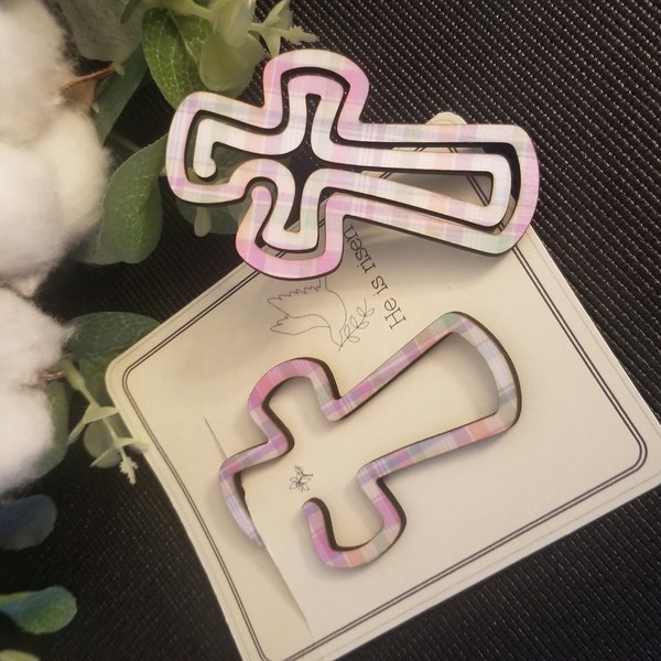 Cross Shaped Bookmark File, Religious Bookmark Laser File, Easter ...