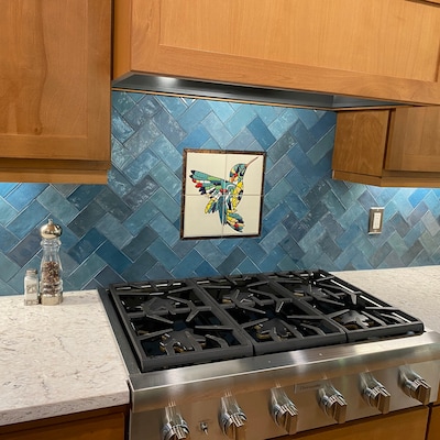Spanish Accent Tiles 6x6 Gondola Flower Tile Design Kitchen Tile, Floor ...