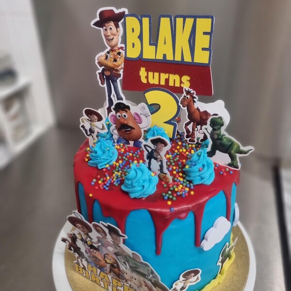 Toy Story Cake Topper, Toy Story Party Decor - Etsy UK