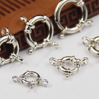 Sterling Silver Spiral Beads Round Bead Swirl Bead Tribal - Etsy
