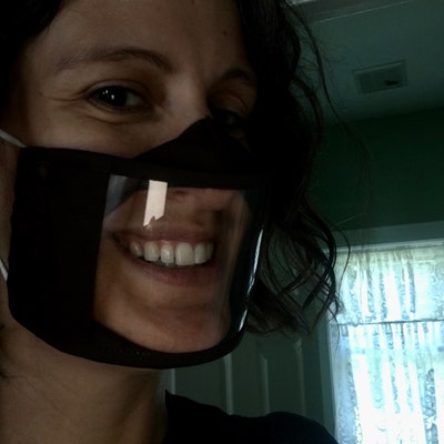 Anti-fog Clear Window Face Mask Adult Beige - Etsy