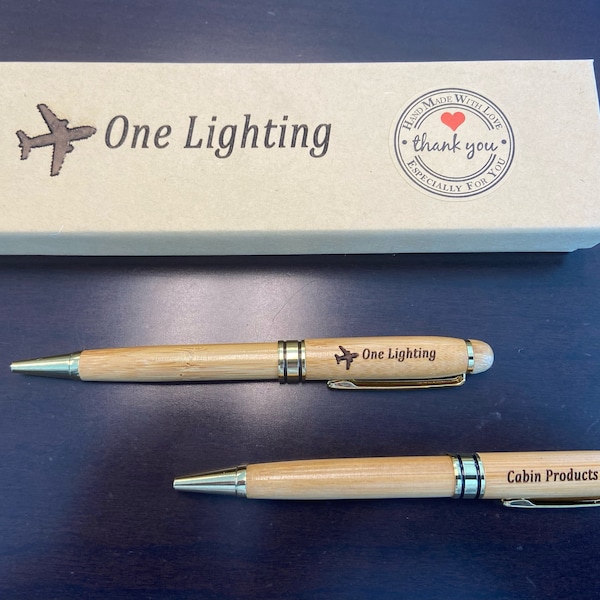 PERSONALIZED Exotic NATURAL Wood Pen, Engraved Wooden Pens, Rosewood ...