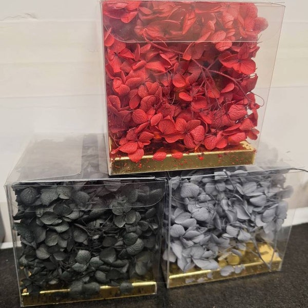 High Quality - Box of Loose Leaf Preserved Hydrangeas | Dried Flower ...
