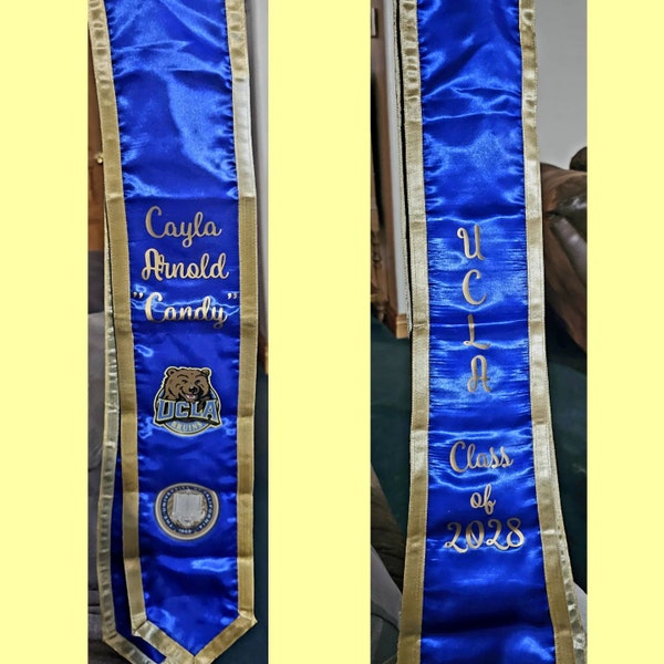 Customized Graduation Sash Custom Graduation Sash Personalized Sash ...