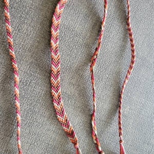 CUSTOMIZABLE Braided Friendship Bracelet Thread Bracelet & Anklet Woven ...