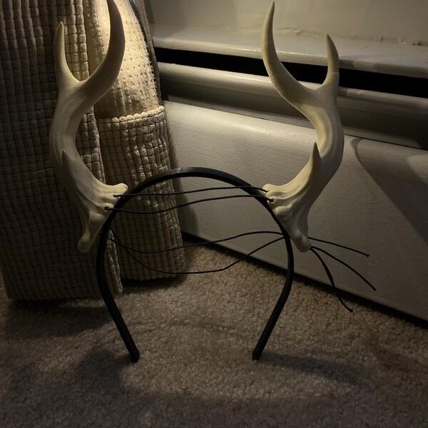 Antler Headband / Adjustable, Realistic Antlers / Includes Headband AND ...