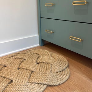 Nautical İnfinity Knot, Drawer Pulls Brass & Rope Drawer Pulls Boho ...