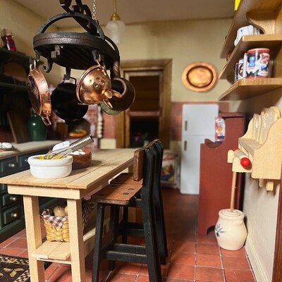 OOAK Deerfield Block Hoosier Cabinet Prototype Miniature China Closet 1 ...