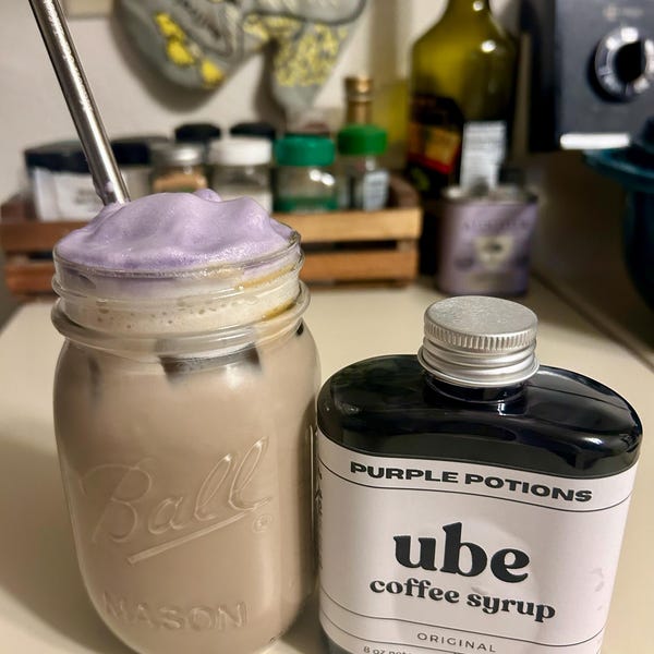 Ube Syrup Authentic Filipino Flavor for Coffee and Matcha - Etsy