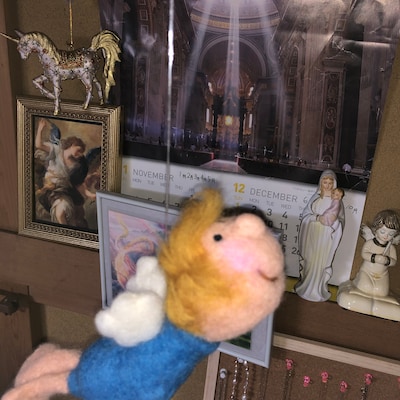 Schutzengel LISA im Glück & Glückspilz filz filzen Engel - Etsy.de