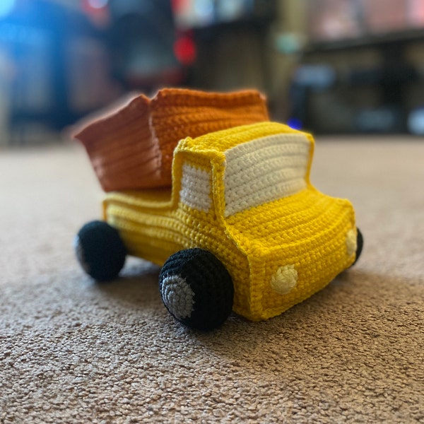 Cuddly Dump Truck Crochet Pattern - Etsy