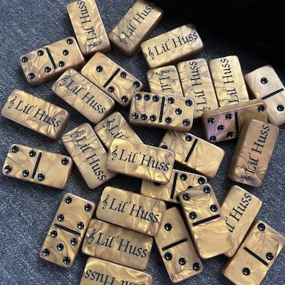 Double 6 Dominoes Ivory Color Black Dots Antique Look Domino Set - Etsy
