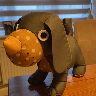 Stuffed Animal Standing Puppy Dog PDF Sewing Patterns & Tutorials ...