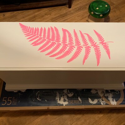 Fern Wall Decal, Large Leaf Decals, Vinyl Wall Decal Leaves, Jungle ...