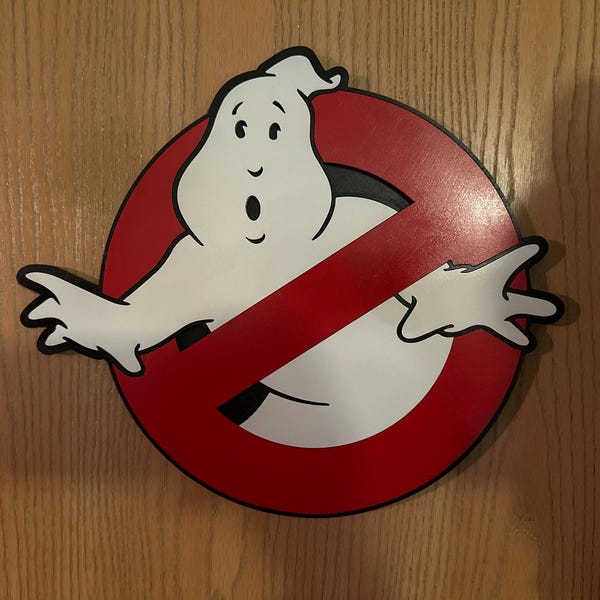 Ghostbusters Movie Logo Laser Cut Wood Sign - Etsy