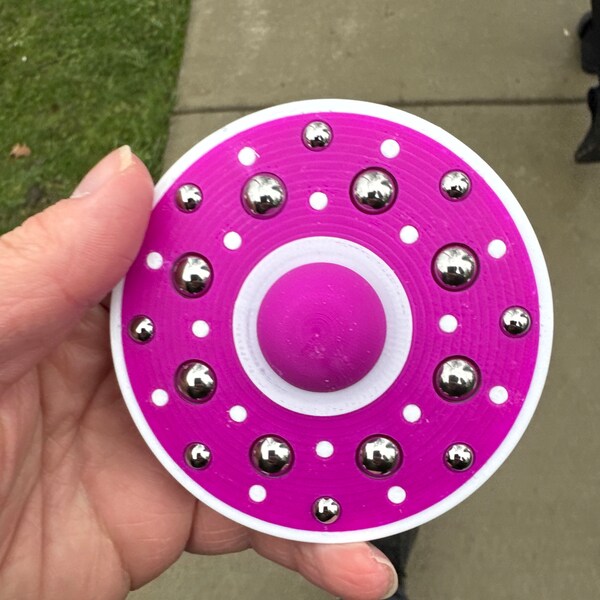 The Galaxy Blue & Yellow Fidget Spinner Spinny Mcspinface - Etsy