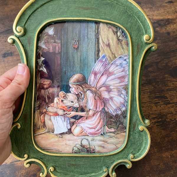 Sweet FAIRY With Mama MOUSE! Vintage Fairy Illustration. Digital Fairy ...