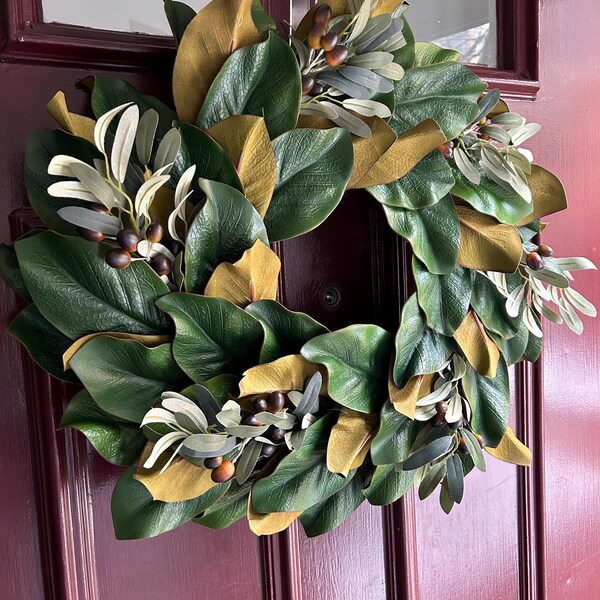 Mini Olive Leaf Wreath, Olive Candle Wreath, Olive Candle Ring, Small ...