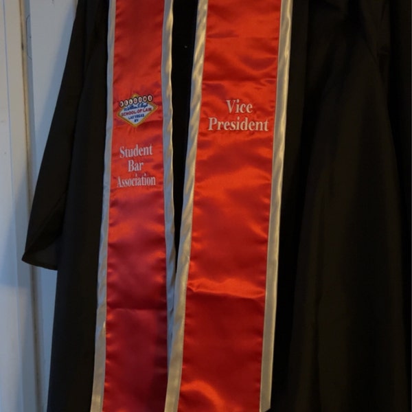 A Custom Satin Graduation Sash & Stoles - Graduation Gifts - Satin Grad ...