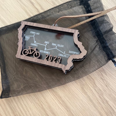 Personalized Engraved Map Wooden and Acrylic Hexagon Ornament - Etsy